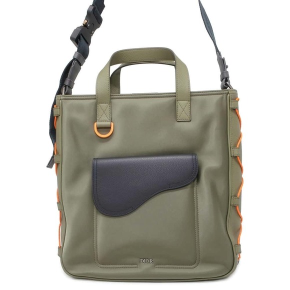 Dior | Bags | Christian Dior Saddle Nylon Leather Sakai Collaboration ...